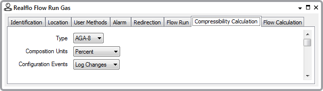 SCADAPack Modbus Realflo Driver Guide - General AGA-8 Calculation Properties (Configuring a ...